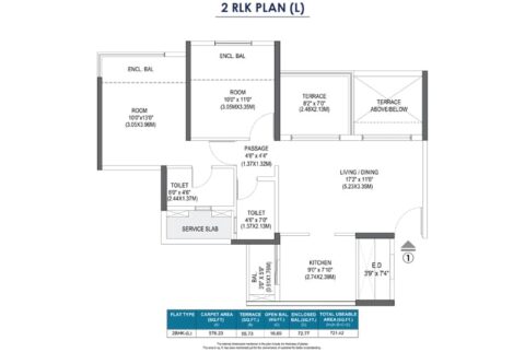 2 BHK flat in Pune